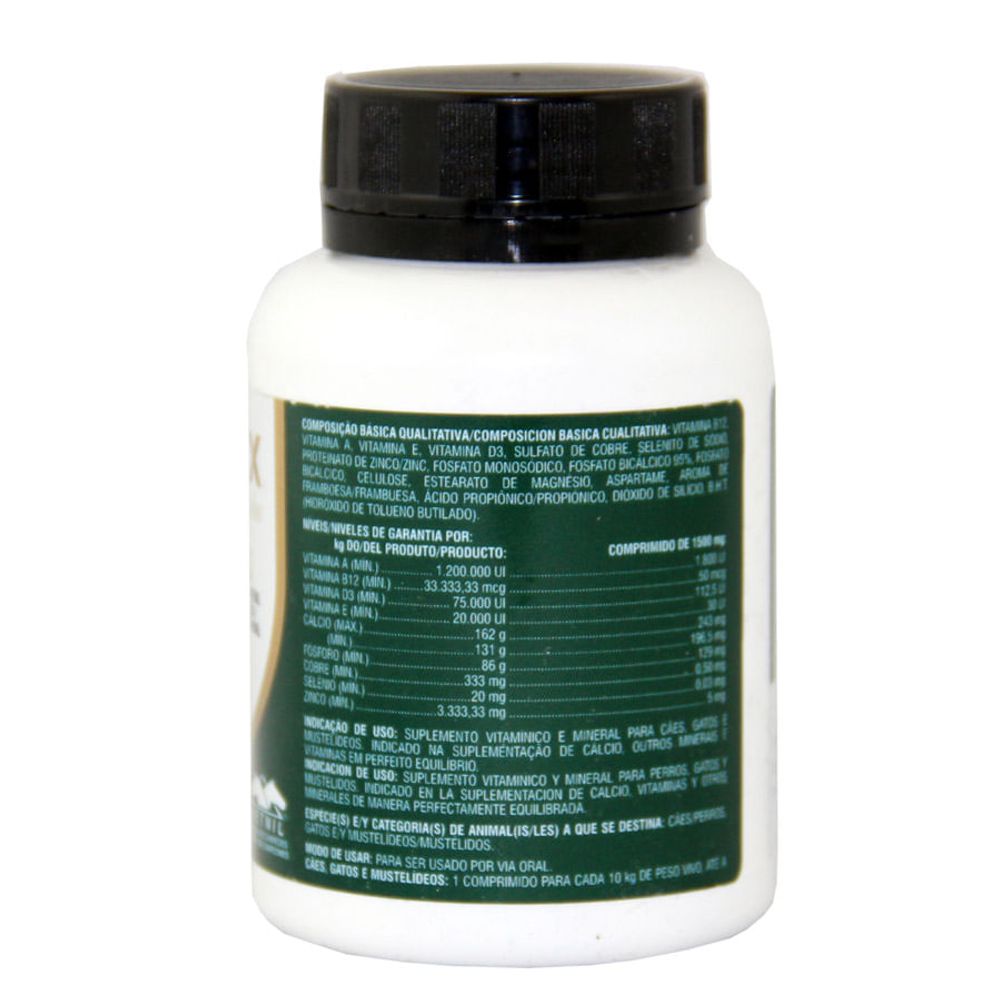 Cal-d-mix 30 comprimidos Vetnil Suplemento Cálcio Cães e Gatos ...