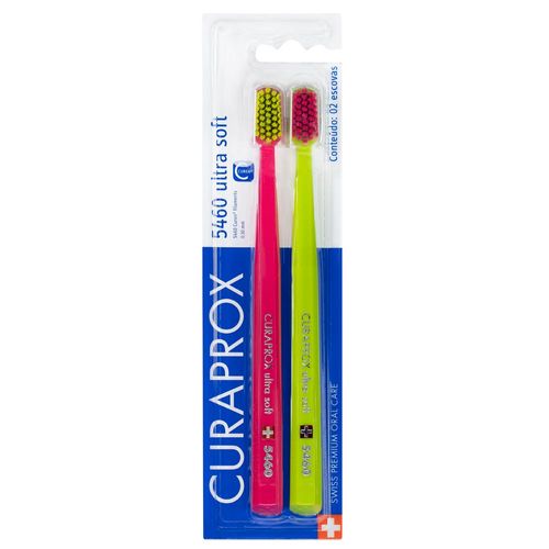 Escova Dental Curaprox Ultra Soft Duo Especial Edition CS5460d 2 ...