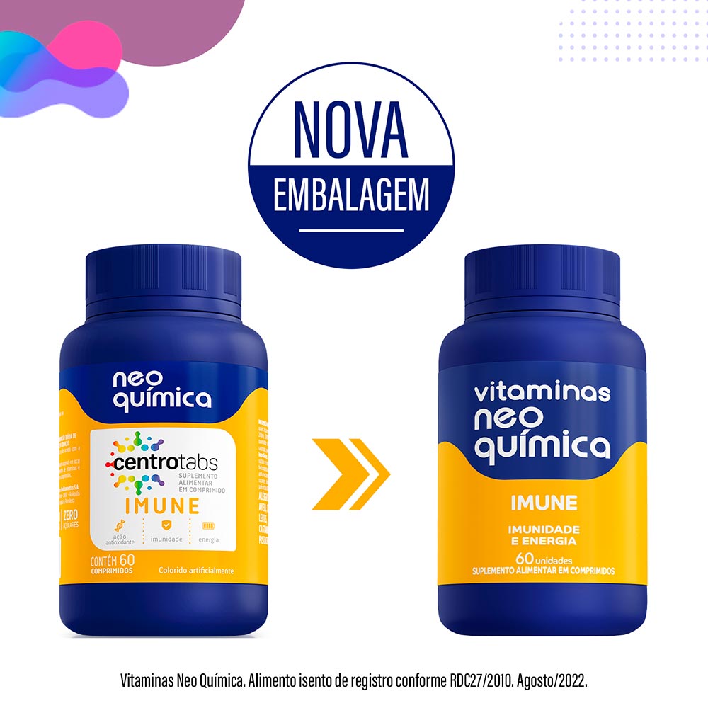 Vitamina Neo Química Imune 60 comprimidos - Drogaria Sao Paulo