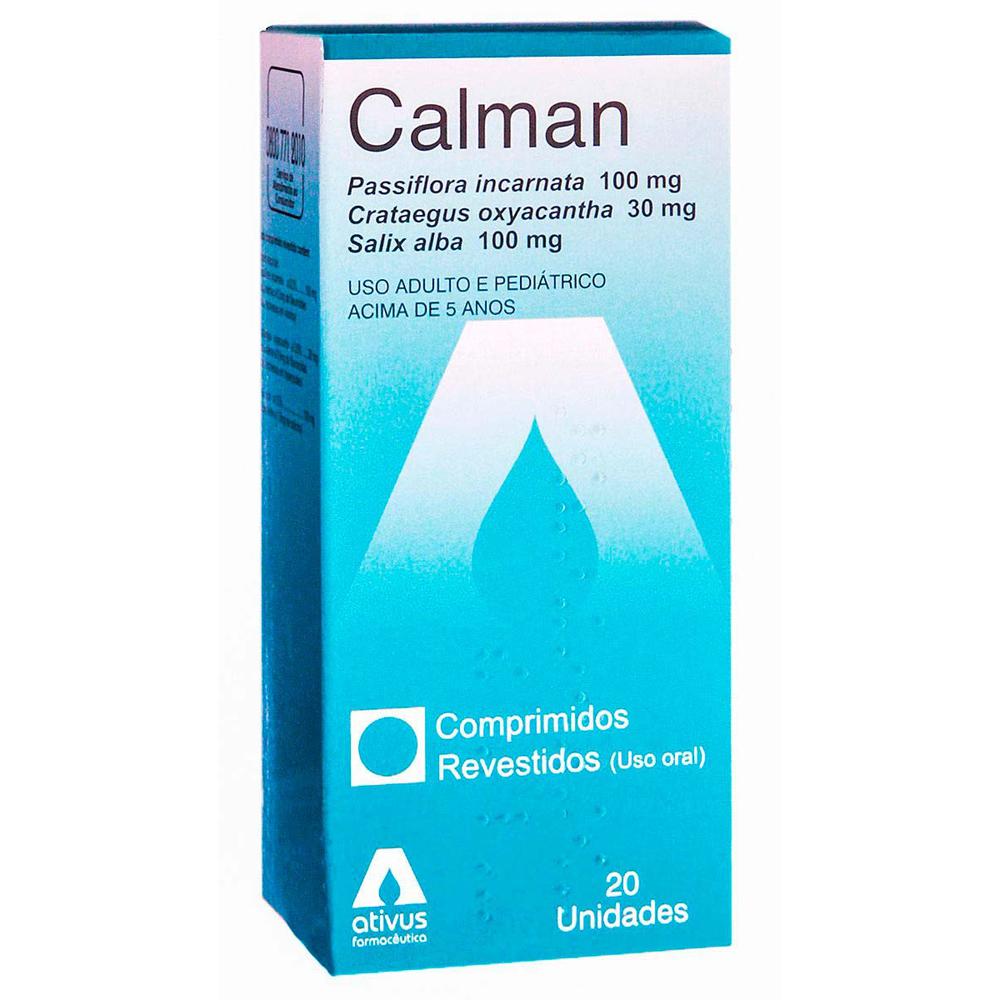 Calman 20 Comprimidos - Drogaria Sao Paulo