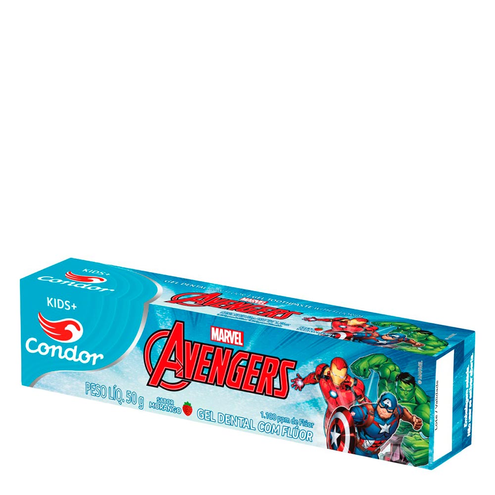 Gel Dental Condor Kids Avengers 50g - Drogaria Sao Paulo
