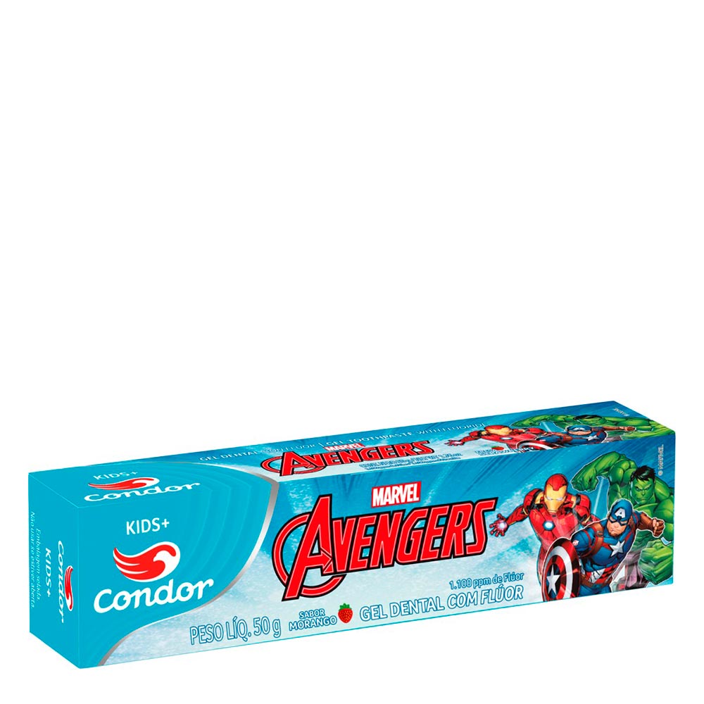 Gel Dental Condor Kids Avengers 50g - Drogaria Sao Paulo