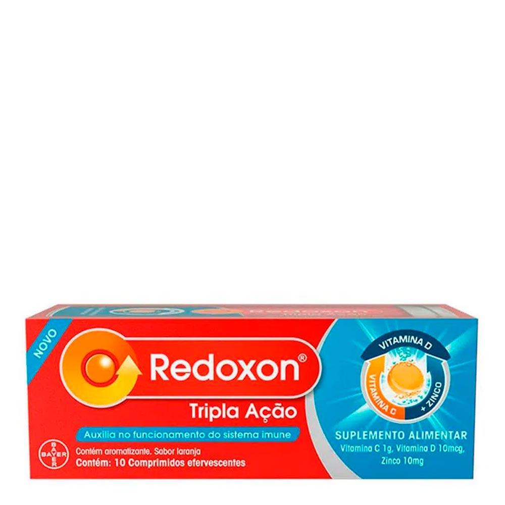 Redoxon Tripla Ação Bayer 10 Comprimidos - Drogaria Sao Paulo