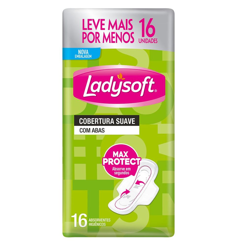Absorvente Ladysoft Normal Suave Com Abas 48 Unidades - Drogaria Sao Paulo