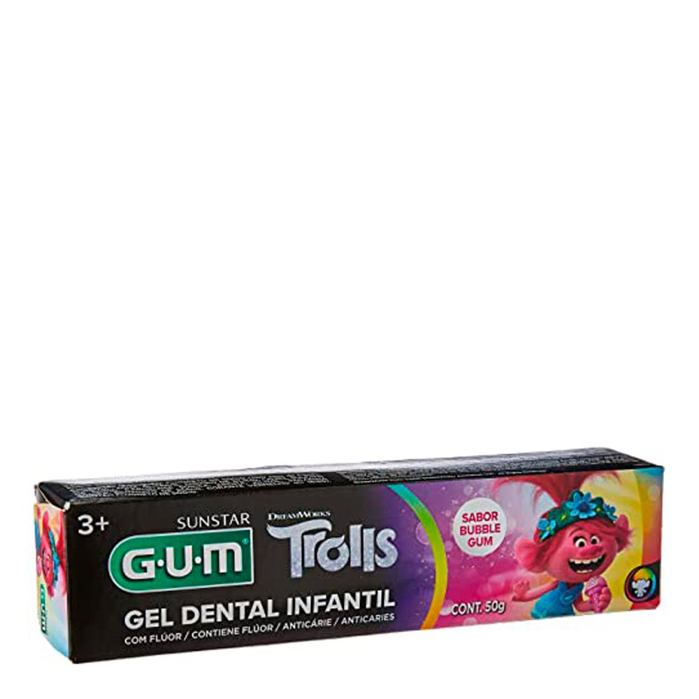 Gel Dental Infantil Gum Trolls 50g - Drogaria Sao Paulo