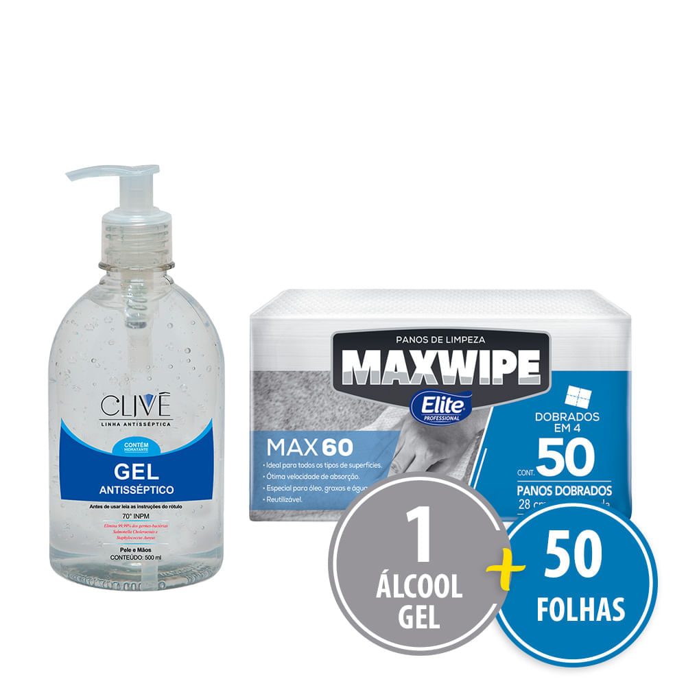 Kit Higiene Limpeza Covid - Pano Maxwipe 60G Com Álcool Gel - Drogaria ...