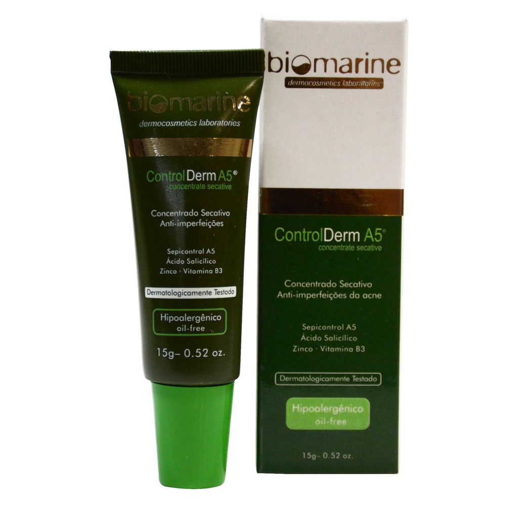 Biomarine Anti Acne Control Derm A5 Secativo Anti Imperfeições 15g ...