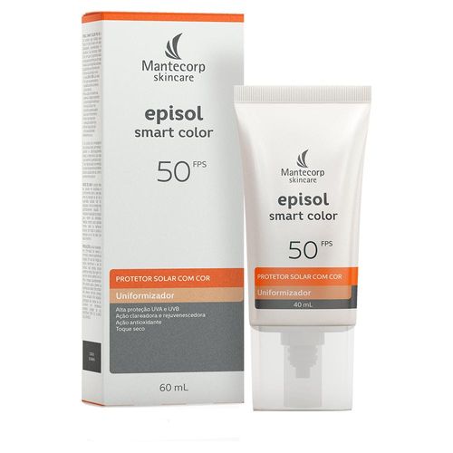 Protetor Solar Facial Episol FPS 50 Smart Color Uniformizador 40ml ...
