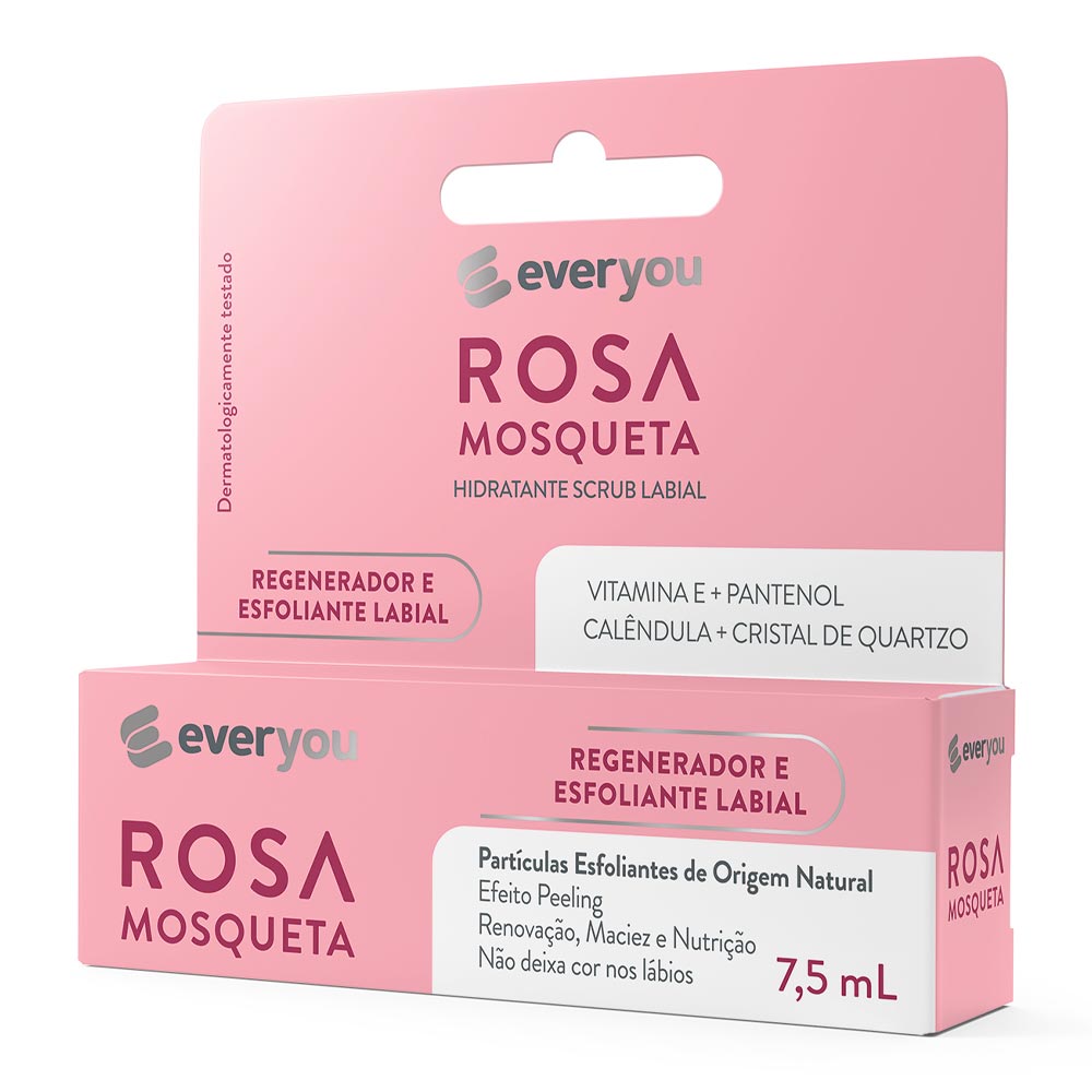 Regenerador Labial Ever You Rosa Mosqueta 7,5ml - Drogaria Sao Paulo