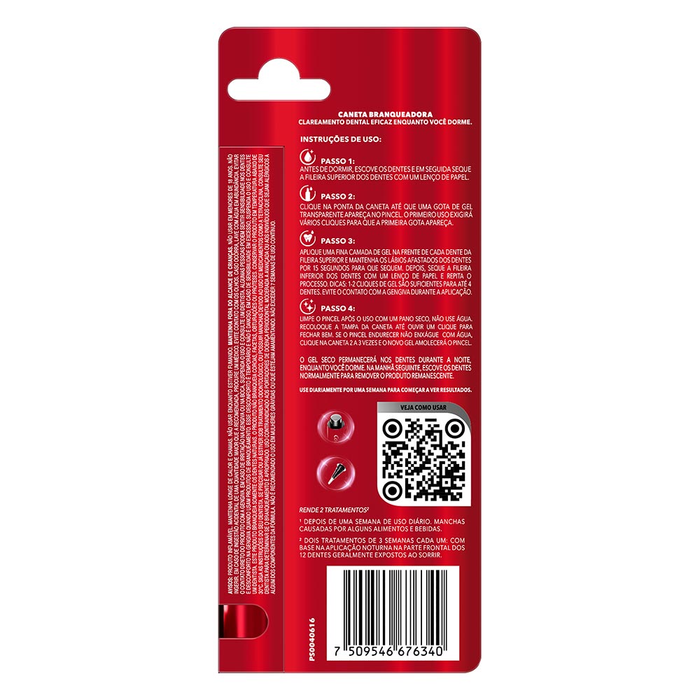 Caneta Branqueadora Dental Colgate Profissional Luminous White 2,5ml ...