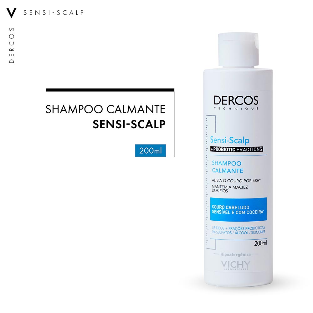 Shampoo Vichy Calmante Sensi Scalp 200ml - Drogaria Sao Paulo