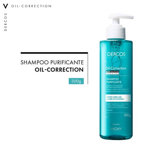 Shampoo Dercos Oil-Correction Purificante 300g - Drogaria Sao Paulo