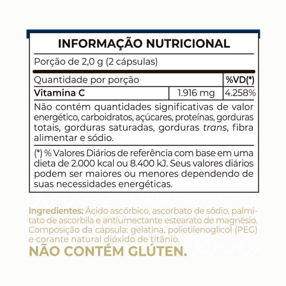 Vita C3 Vitafor 1000mg 120caps - Drogaria Sao Paulo