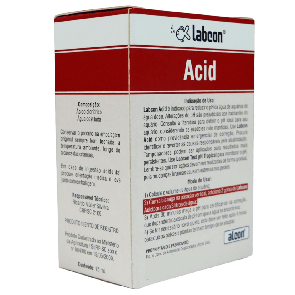 Alcon Labcon Acidificante Acid 15ml - Drogaria Sao Paulo
