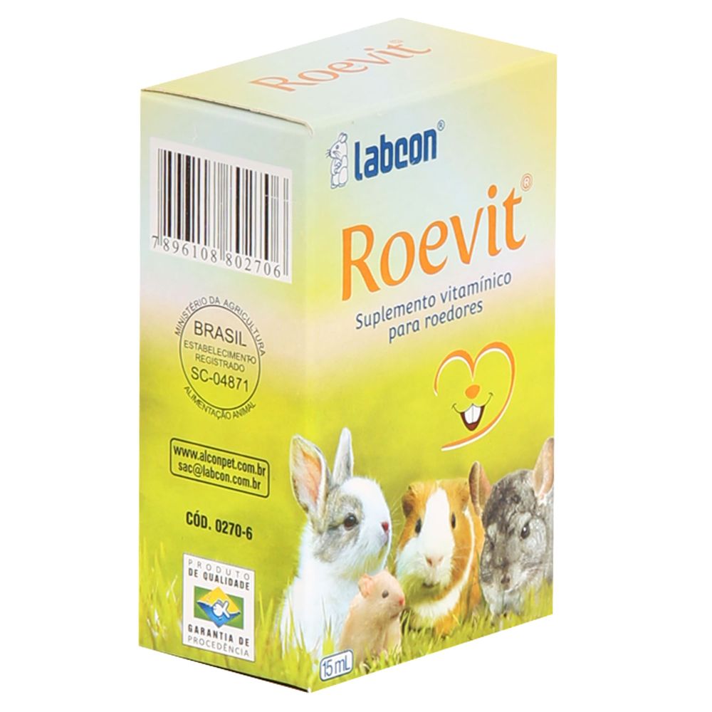 Suplemento Alcon Labcon Roevit 15ml - Drogaria Sao Paulo