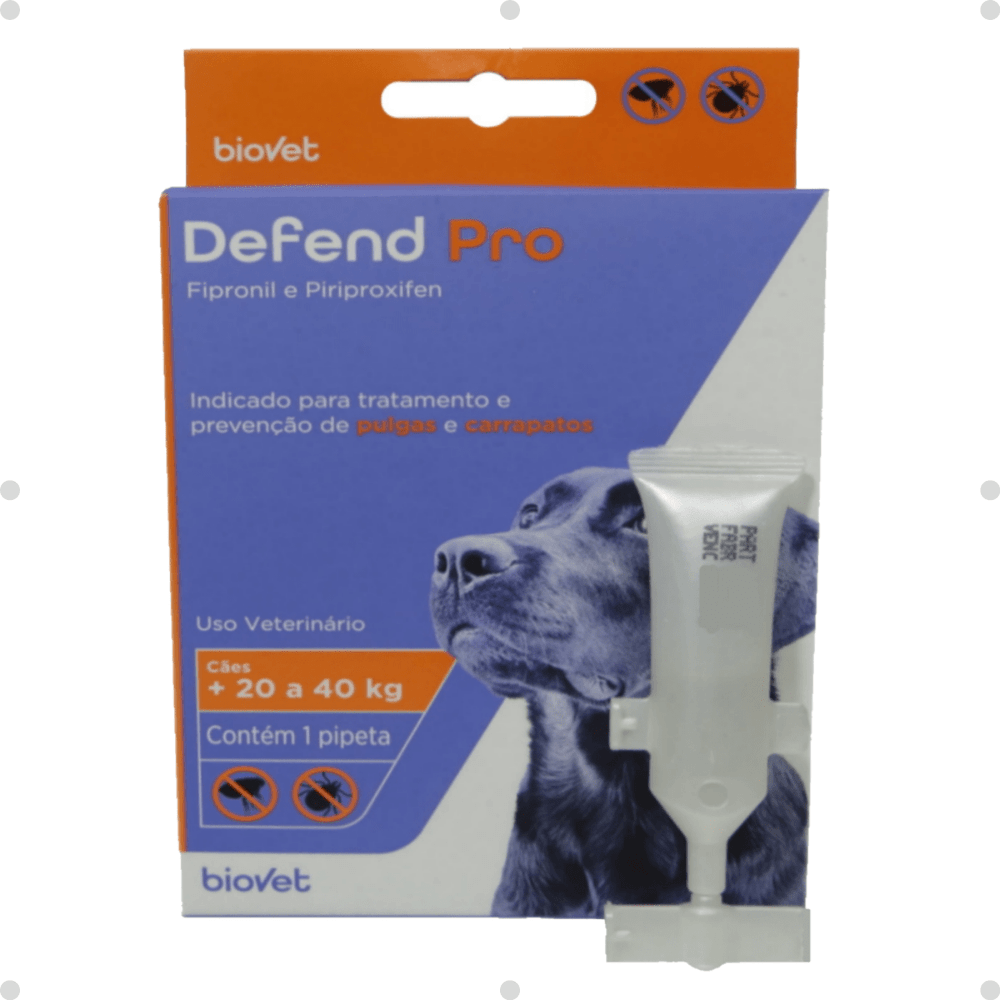 Defend Pro Cães (21 a 40kg) - Biovet - Drogaria Sao Paulo