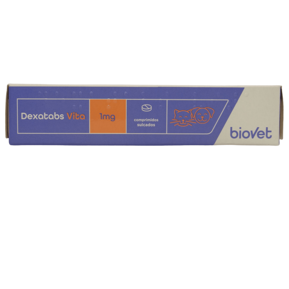 Dexatabs Vita para Cães e Gatos 1mg com 12 comprimidos - Biovet ...
