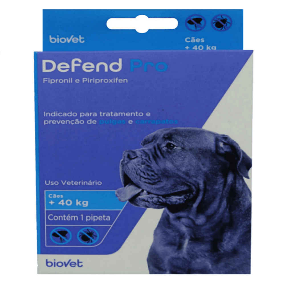 Defend Pro Cães Acima 40kg Kit com 12 unidades Biovet - Drogaria Sao Paulo