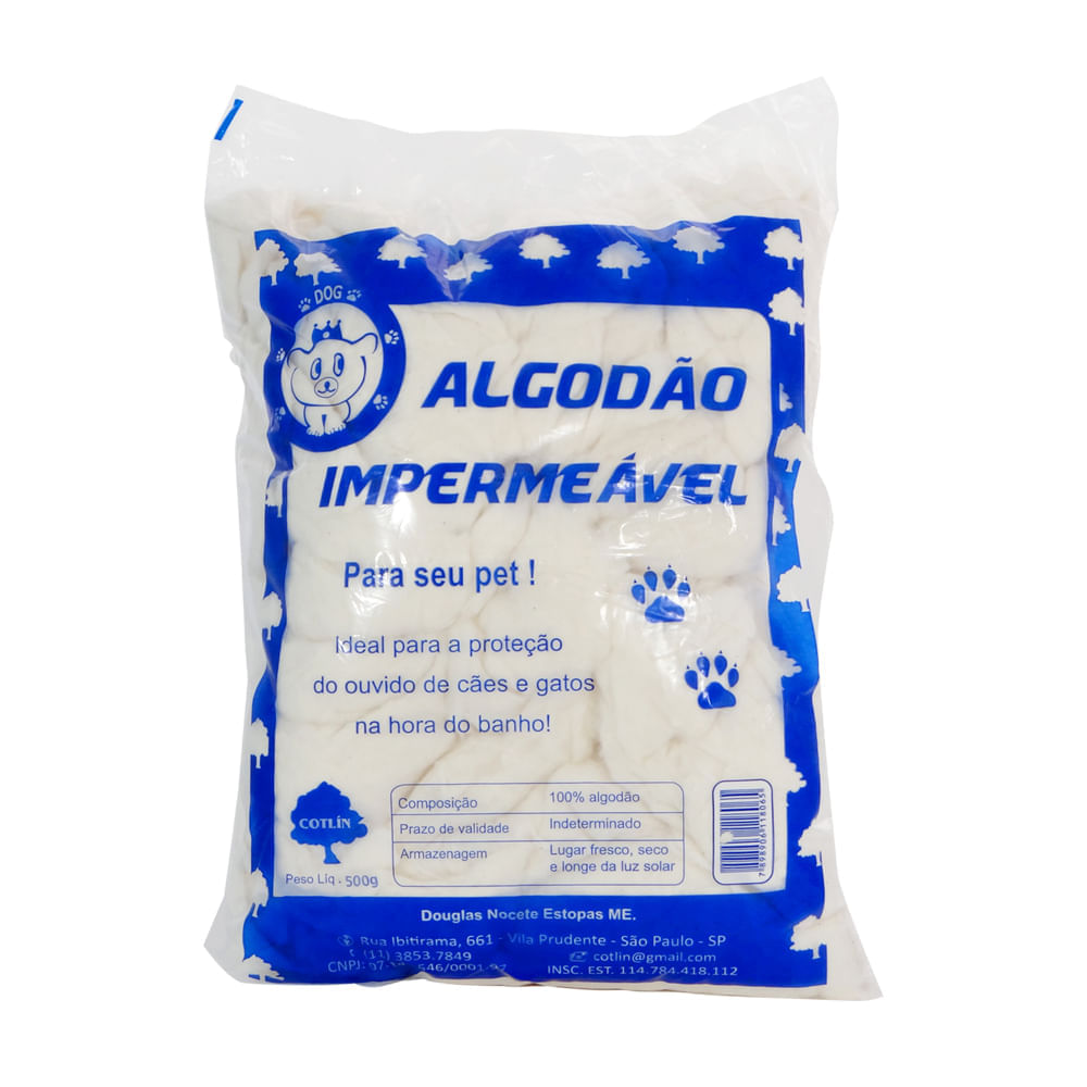 Kit Algodão Hidrófobo (Impermeável) Cotlín 500g - com 10 unidades ...