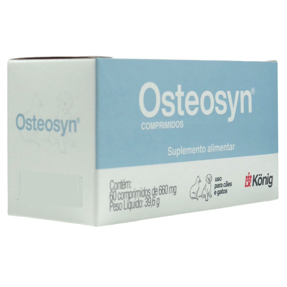 Suplemento Alimentar Osteosyn König 660mg p/ Cães Pequenos e Médios c ...