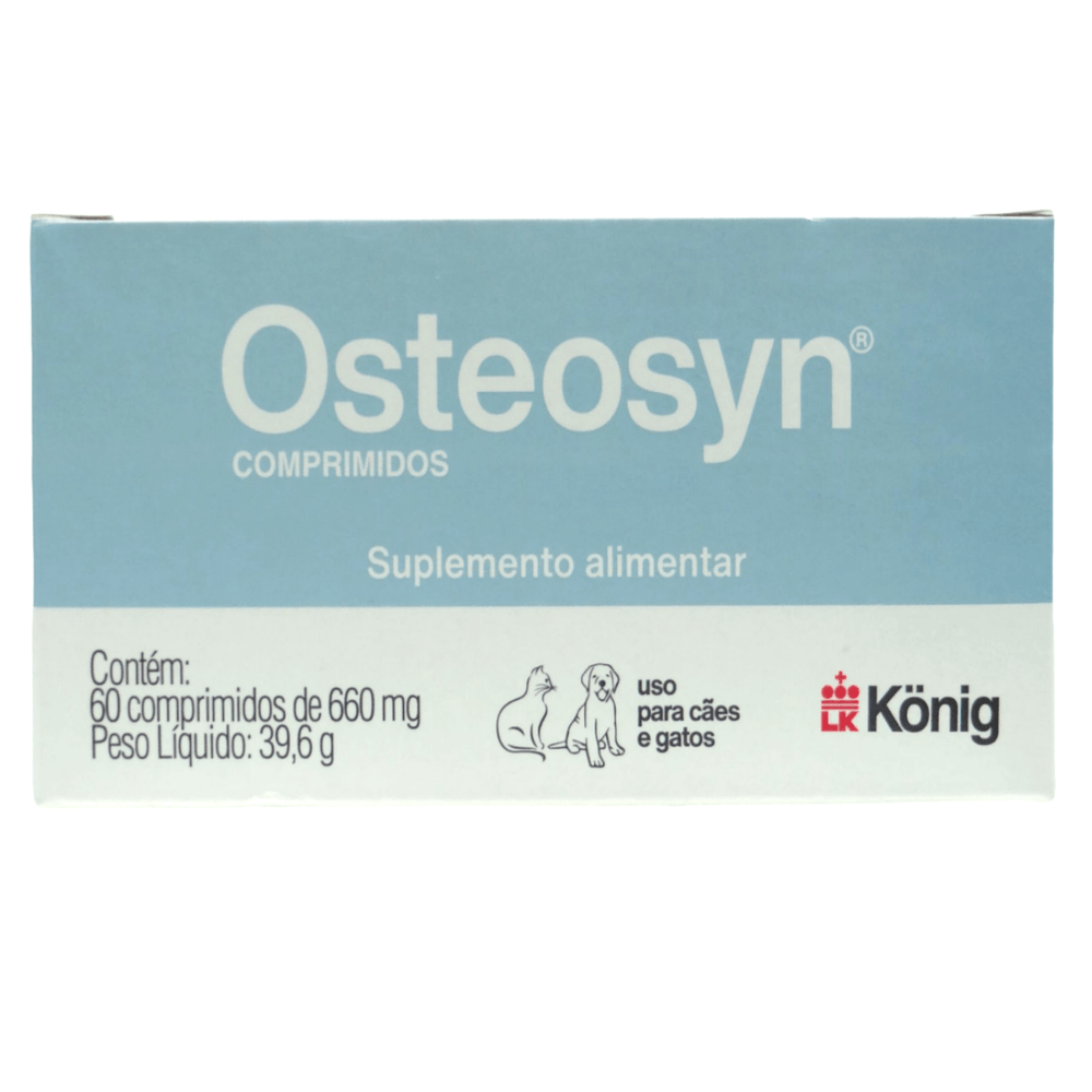 Suplemento Alimentar Osteosyn König 660mg p/ Cães Pequenos e Médios c ...