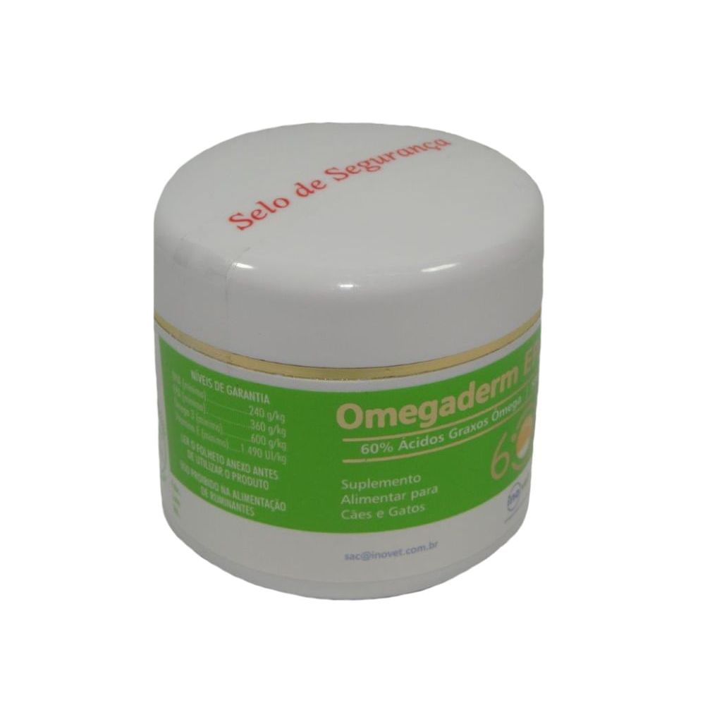 Omegaderm EPA & DHA 60 Suplemento para Cães e Gatos 1000mg C/ 30 ...