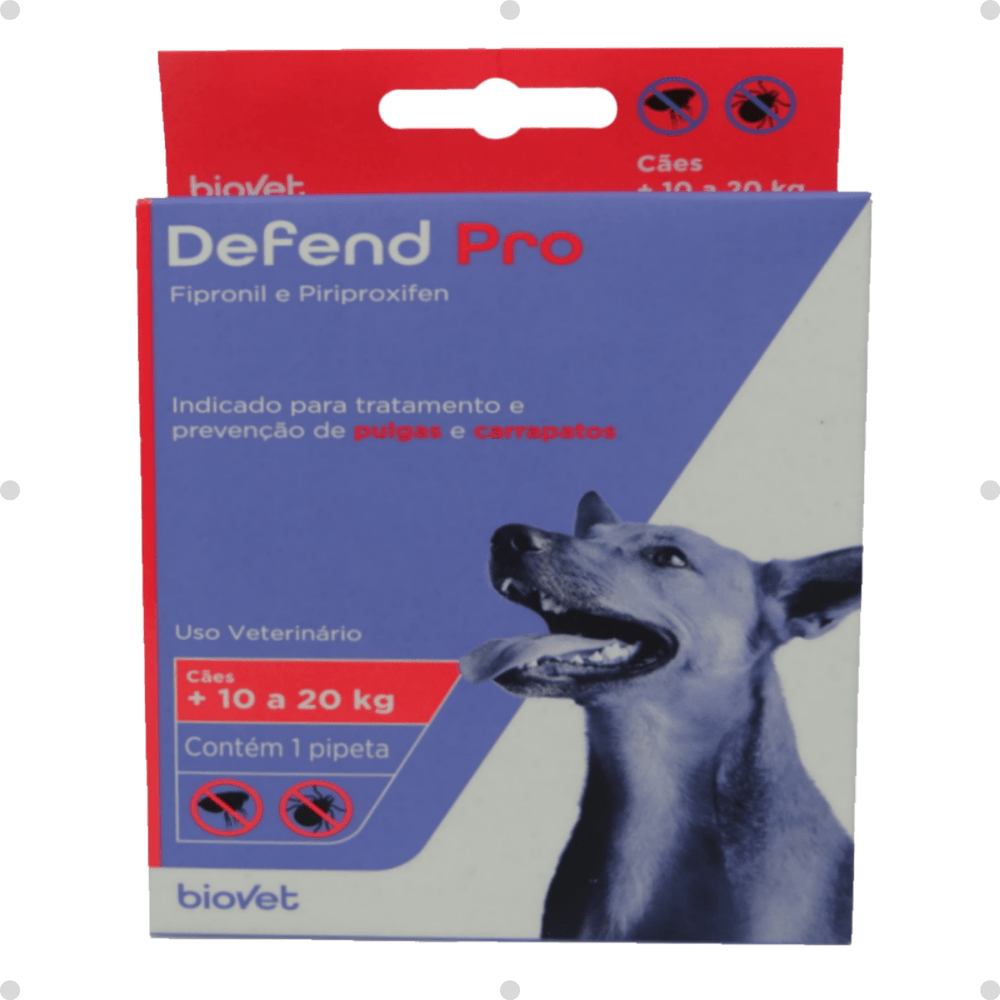 Kit 3 Defend Pro Cães (11 - 20kg) - Biovet - Drogaria Sao Paulo