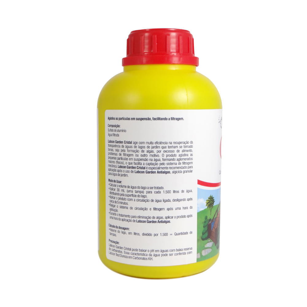 Kit Alcon Labcon Garden Cristal 1L C/ 5 unidades - Drogaria Sao Paulo