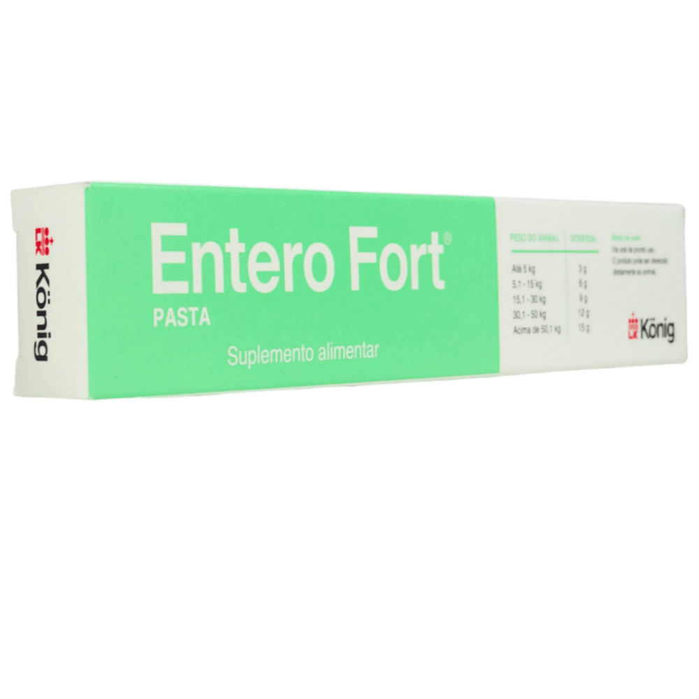 Suplemento Alimentar Entero Fort Pasta König 30g p/ Cães e Gatos ...