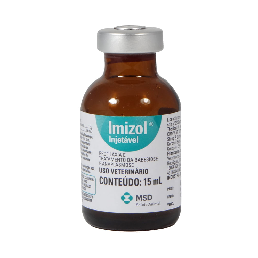 Imizol Injetável 15ml MSD - Drogaria Sao Paulo