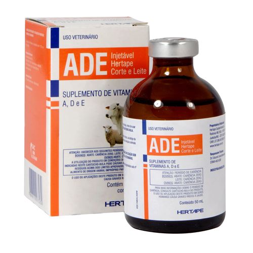 Suplemento ADE Injetável 50ml Ceva - Drogaria Sao Paulo