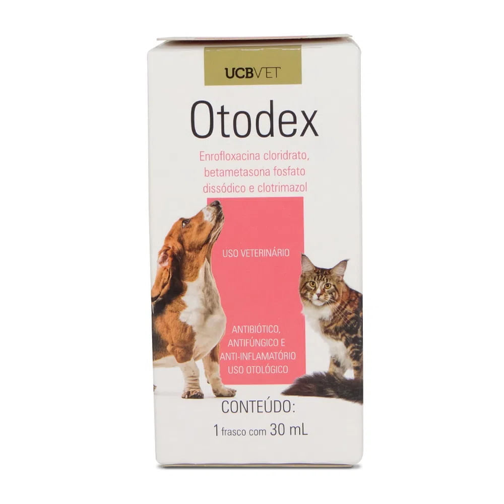 Kit Anti-Inflamatório Otodex UCBVET 30ml - com 5 unidades - Drogaria ...