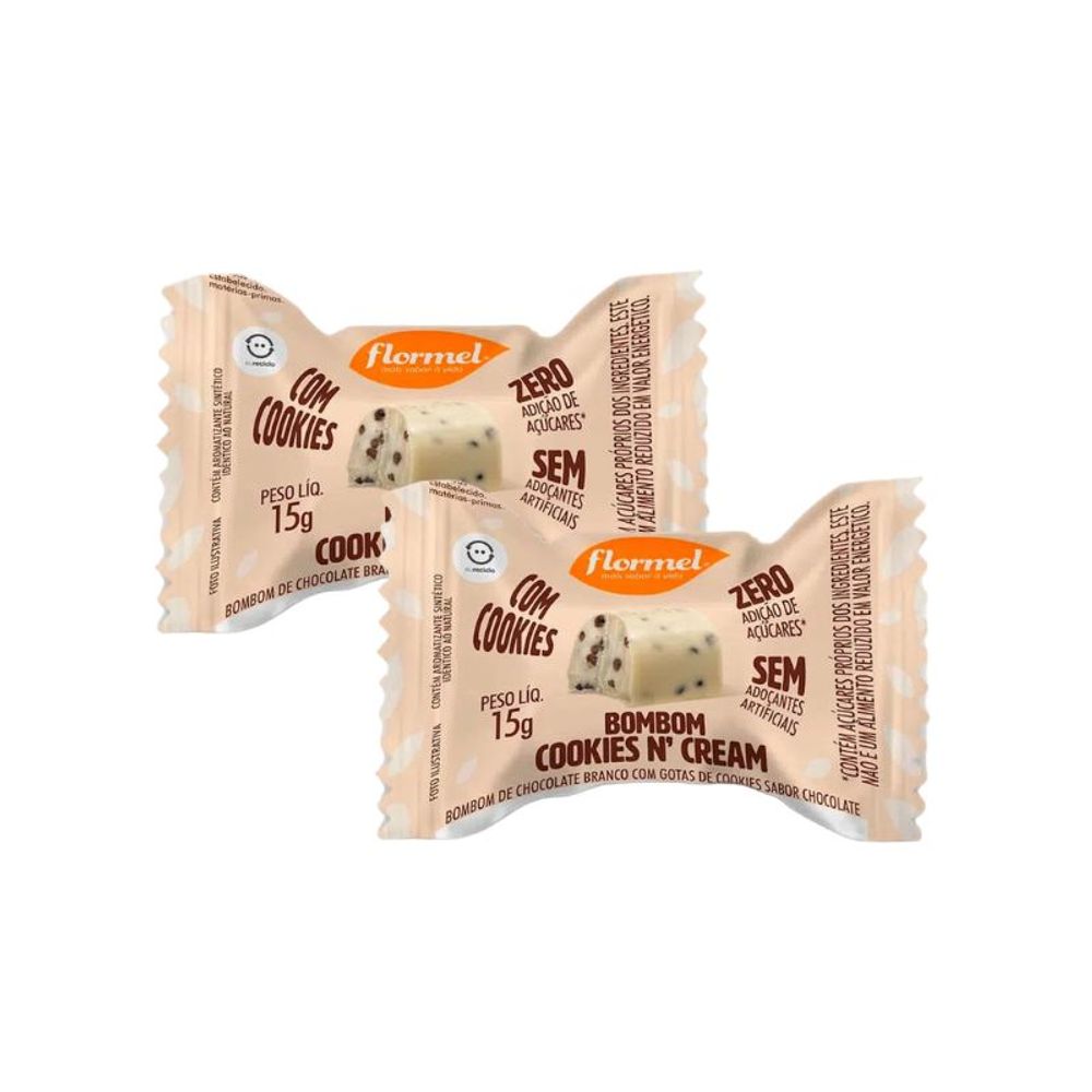 2x Bombom Super Cream e Cookies Luckau 20g - Drogaria Sao Paulo