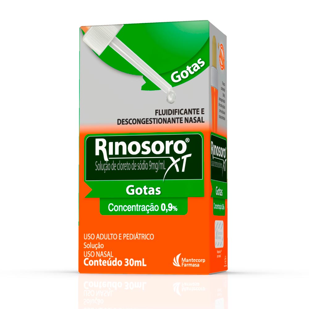 Rinosoro XT 0,9% Gotas 30ml - Drogaria Sao Paulo