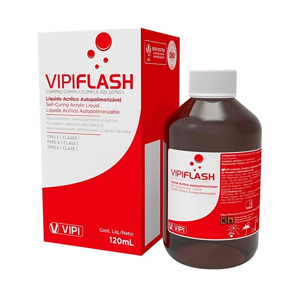 Vipi Flash Líquido 120ml - VIPI - Drogaria Sao Paulo