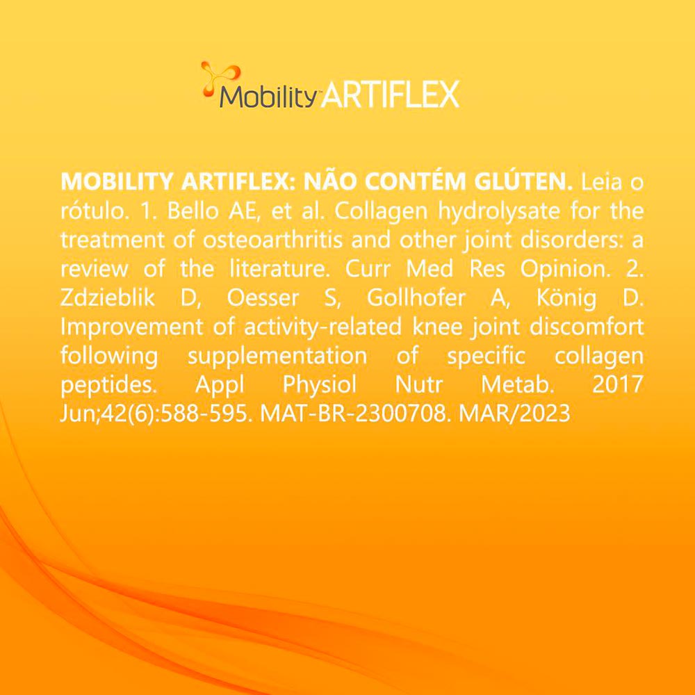 Colágeno Hidrolisado Em Pó Mobility Artiflex 10g 30 Sachês - Drogaria ...