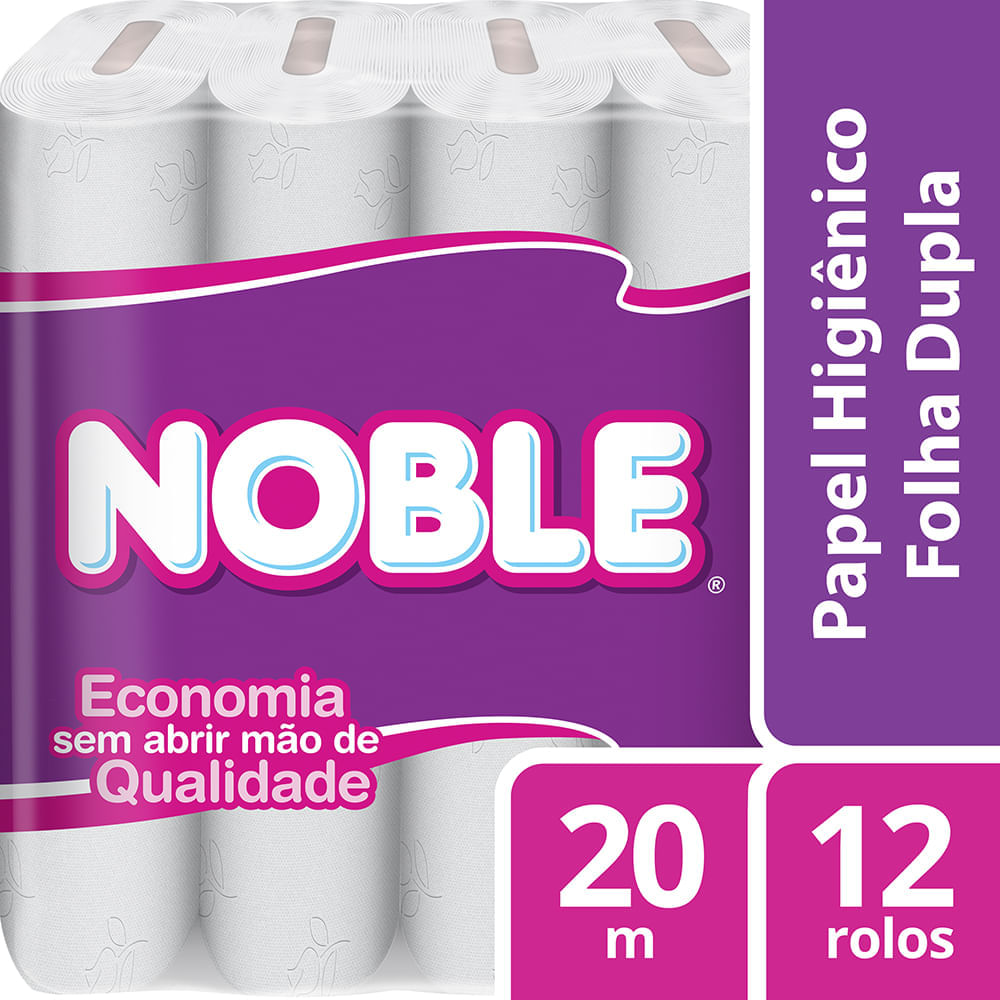 Papel Higiênico Folha Dupla Noble 12 Rolos - Drogaria Sao Paulo