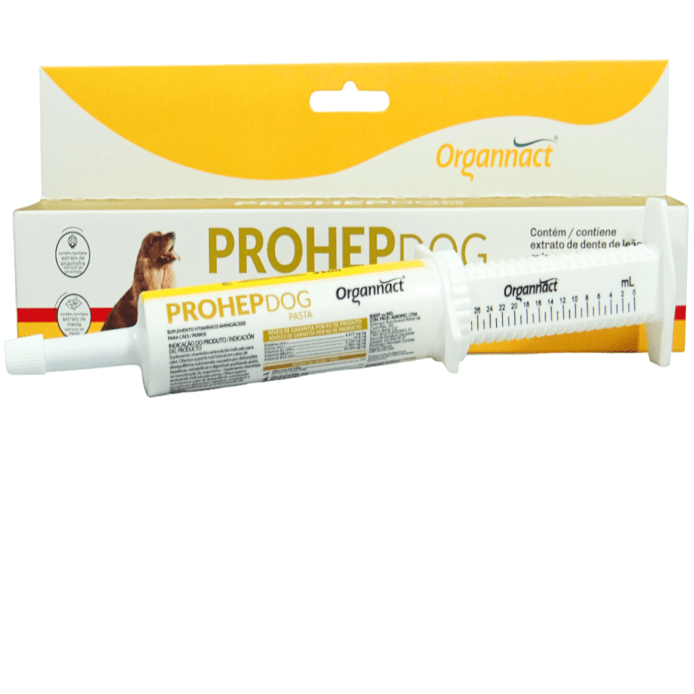Prohep Dog Pasta 31ml Organnact Suplemento Vitamínico Para Cães ...