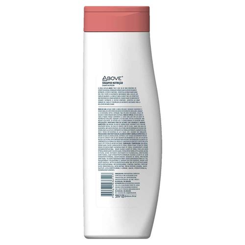 Shampoo Above Nutricao 325ml - Drogaria Sao Paulo