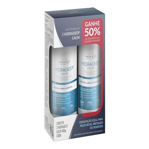 Kit Hidratante Profuse Hidradeep Calm Corpo e Rosto Pele Seca e ...