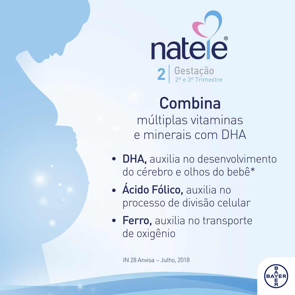 Suplemento Alimentar Natele Bayer 56 Capsulas - Drogaria Sao Paulo