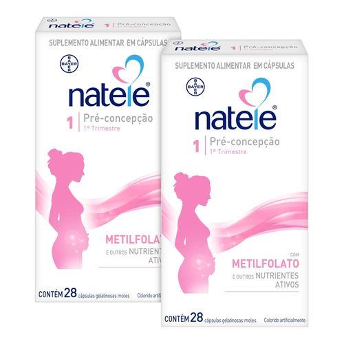 Natele Pré-Concepção Bayer 56 Cápsulas Gelatinosas Moles - Drogaria Sao ...