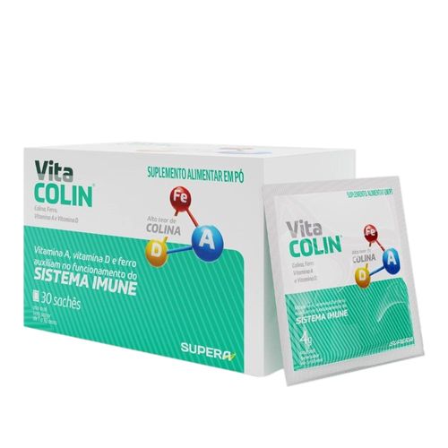 Suplemento Vitamínico Vita Colin Sem Sabor em Pó 30 Sachês - Drogaria ...