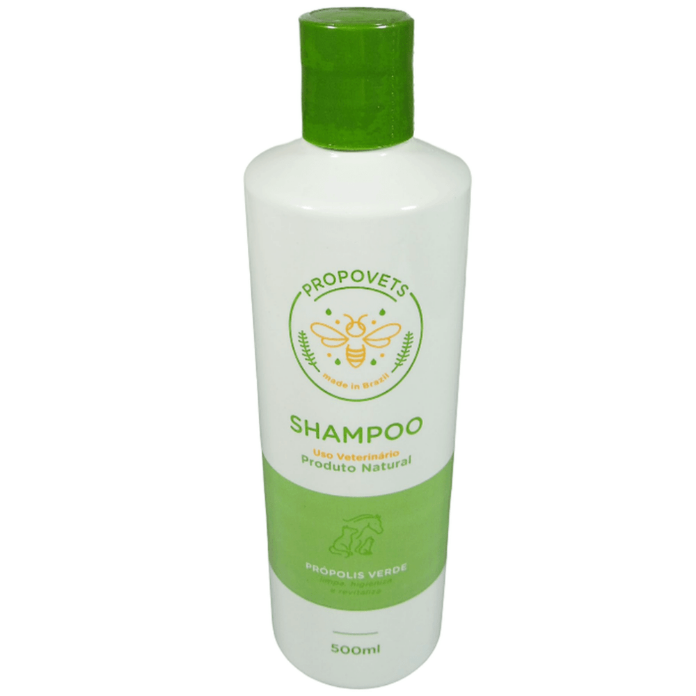 Shampoo Natural Propovets Própolis Verde Cães Gatos Equinos 500ml Kit ...