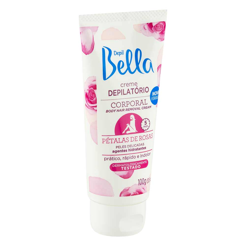 Creme Depilatório Corporal Depil Bella Pétalas De Rosas 100g - Drogaria Sao Paulo