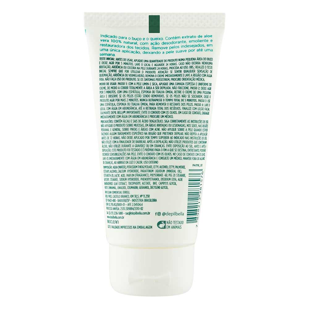Creme Depilatório Facial Depil Bella Aloe Vera 40g - Drogaria Sao Paulo