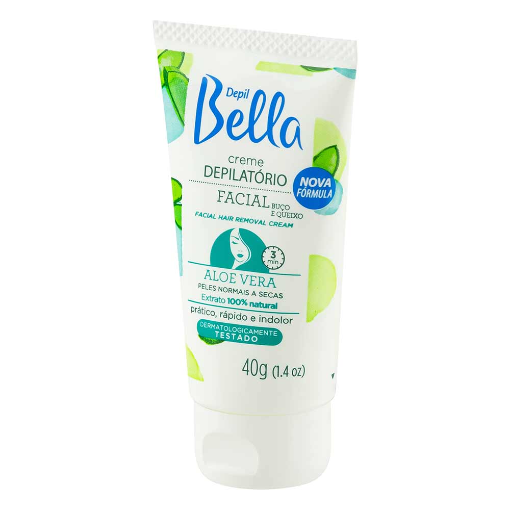 Creme Depilatório Facial Depil Bella Aloe Vera 40g - Drogaria Sao Paulo