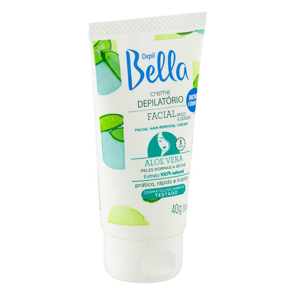 Creme Depilatório Facial Depil Bella Aloe Vera 40g - Drogaria Sao Paulo