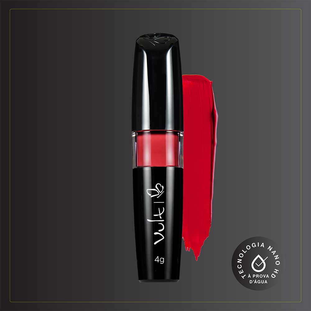 Batom Líquido Vult NANJO HD Cor Vermelho Rubi 4g - Drogaria Sao Paulo