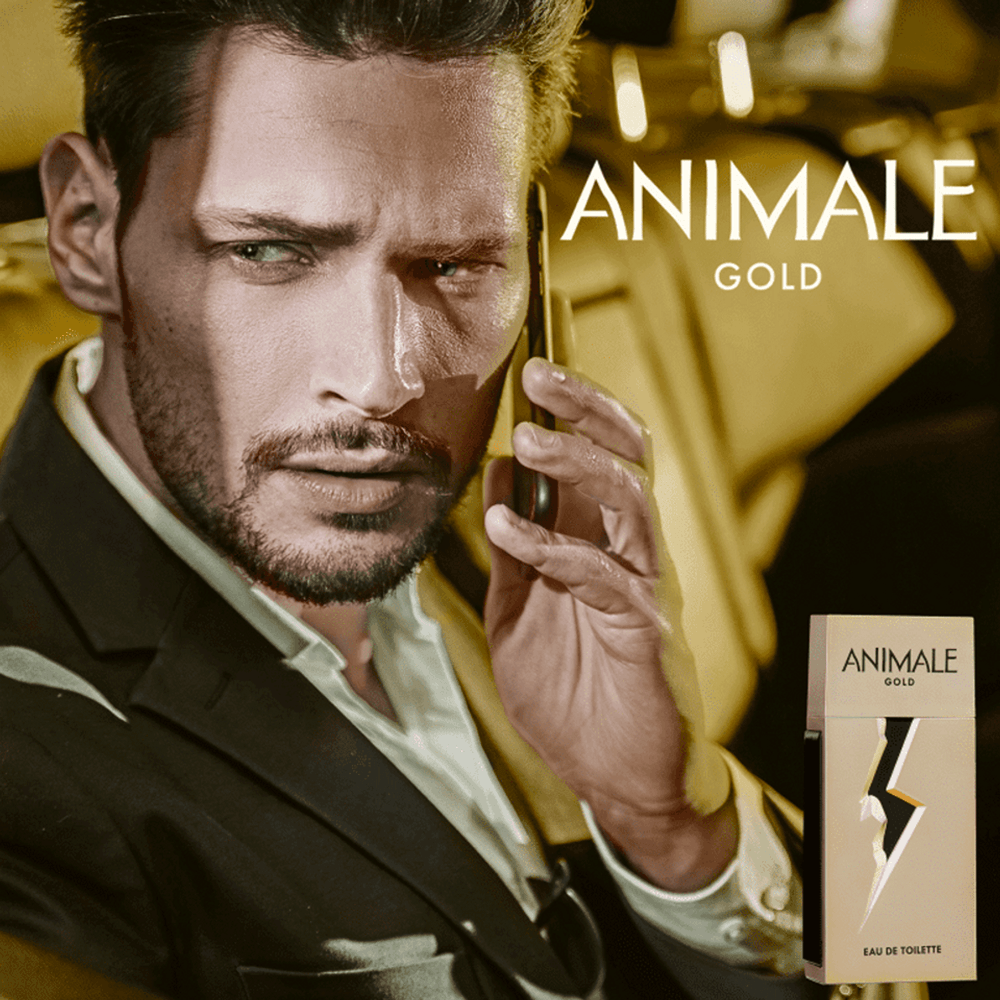 Animale Gold Eau de Toilette - Perfume Masculino 100ml - Drogaria Sao Paulo